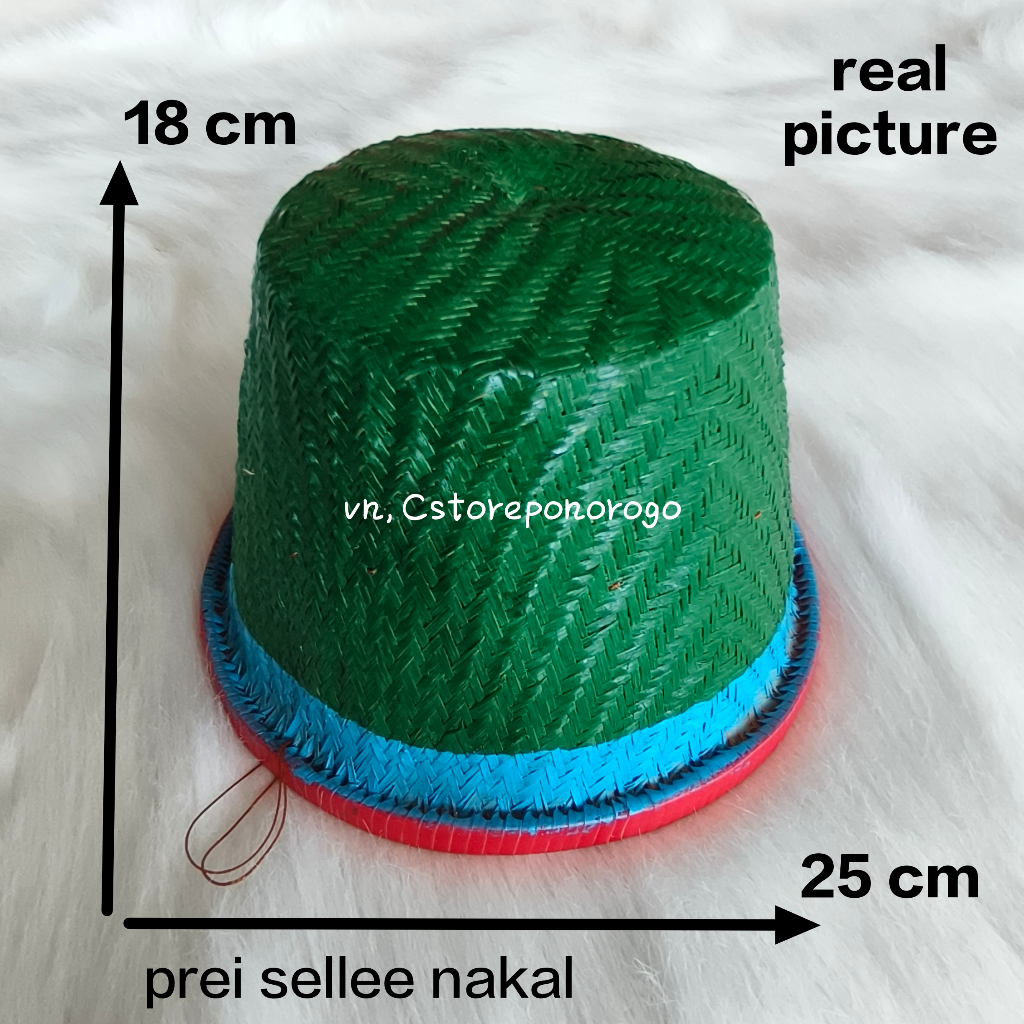 Jual TOPI KUDUNG PETANI ASLI PONOROGO / KUDUNG BUYUK / capil / caping ...