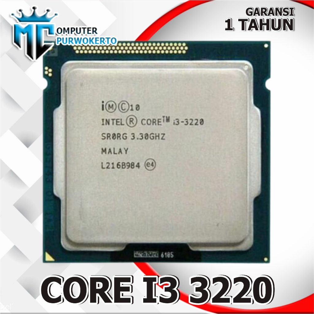 Jual Processor Intel Core i3 3220 3240 i5 3470 i7 3770 LGA 1155 Ivy ...