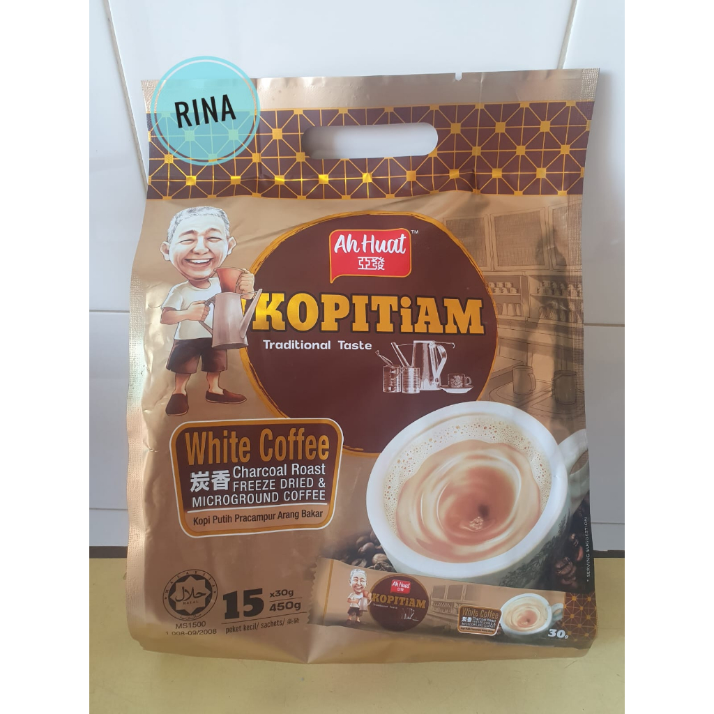 Jual Ahuat Ah Huat Kopitiam White Coffee Traditional Taste | Shopee ...