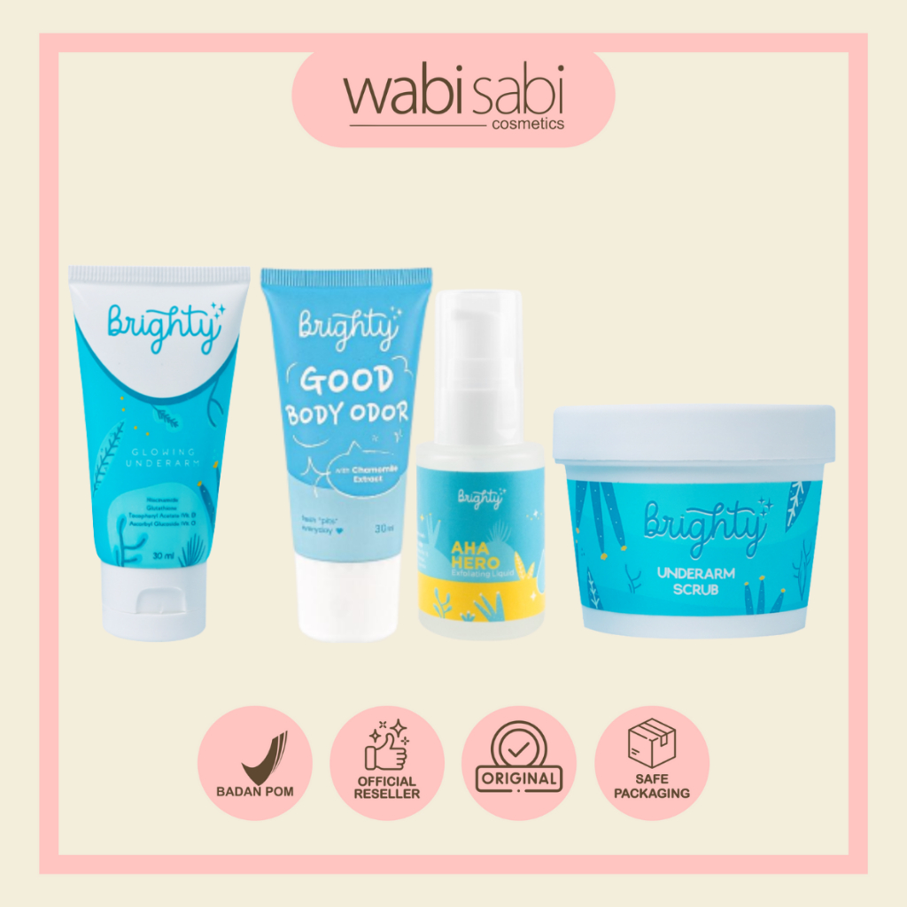 Jual BRIGHTY - Glowing Underarm | Underarm Scrub | Good Body Odor ...