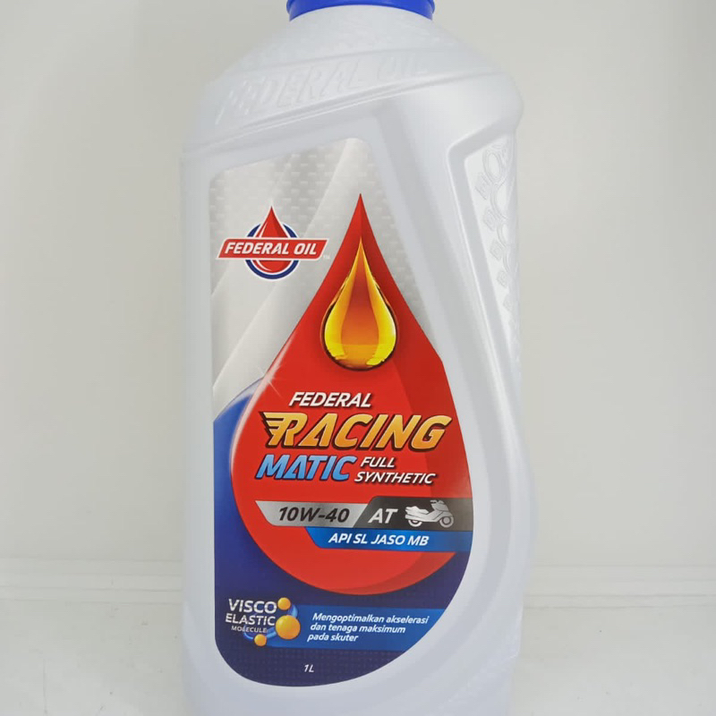 Jual Federal Racing Matic Sae 10/40 Full Synthetic 1 Liter (Dijamin ...