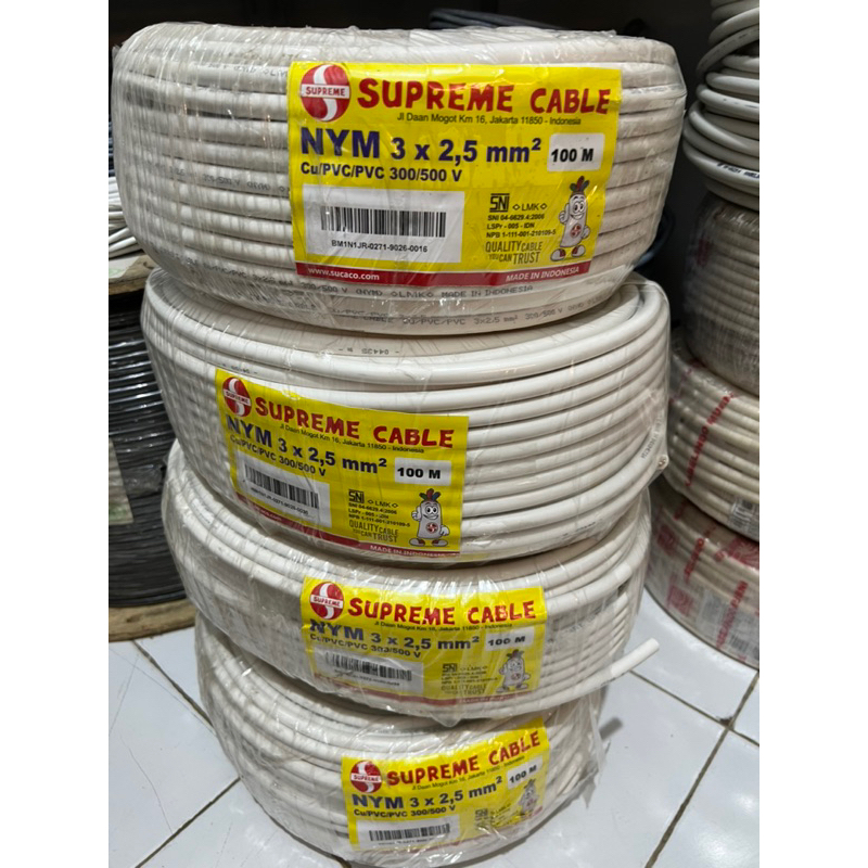 Jual Kabel NYM 3x2,5mm Supreme 100m Original | Shopee Indonesia
