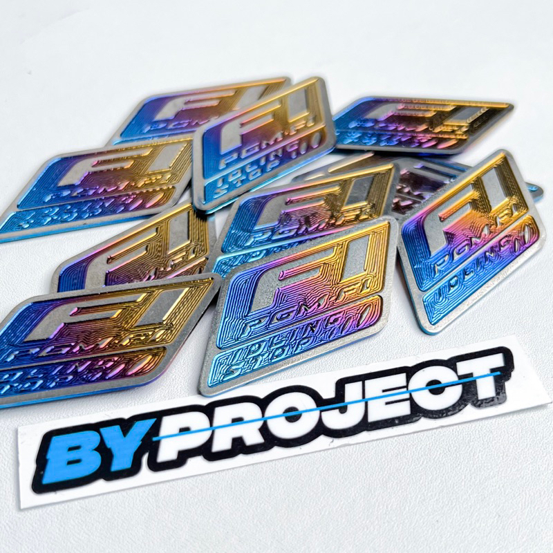Jual Emblem Titanium Fi Pgm Fi Motor Matic Honda | Shopee Indonesia