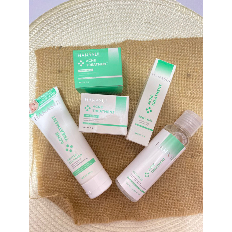 Jual paket Hanasui acne treatment original | Shopee Indonesia