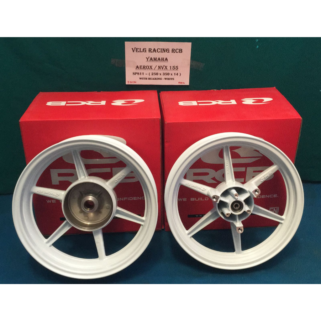 Jual Velg RCB SP811 Yamaha Aerox - Putih | Shopee Indonesia