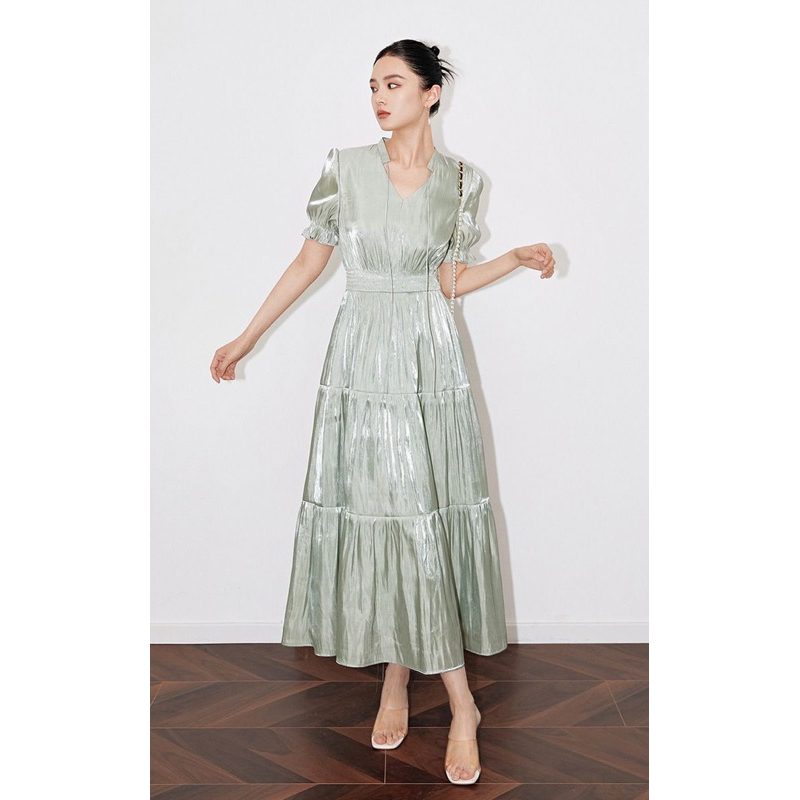 Jual Jovanca Dress Korean Elegant Chic Minimalis Party Mewah Dinner ...