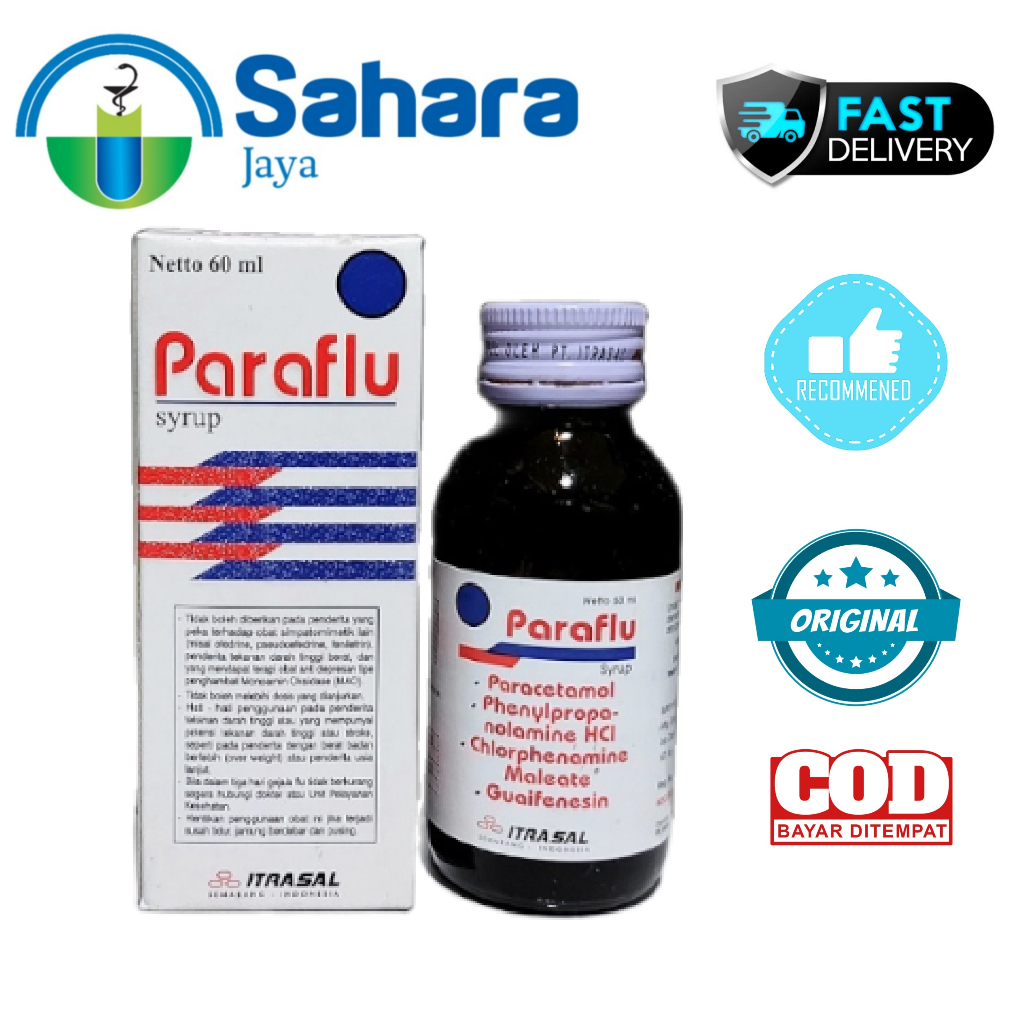 Jual [SJ] Paraflu Sirup 60ml / PARAFLU SYRUP | Shopee Indonesia
