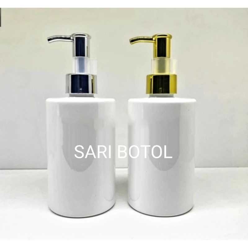Jual BOTOL DIOLY 250ML PUTIH TUTUP PUMP CLIP OIL GOLD SILVER PET PUTIH | Shopee Indonesia