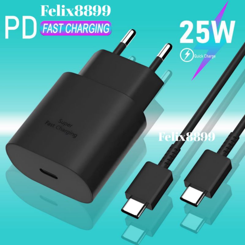 Jual Charger Samsung Galaxy A05 A05s A34 A54 M34 M54 5g 25w Usb C To C