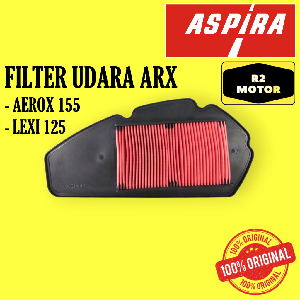 Jual FILTER SARINGAN UDARA ARX ASPIRA AEROX 155 LEXI 125 ORIGINAL ...