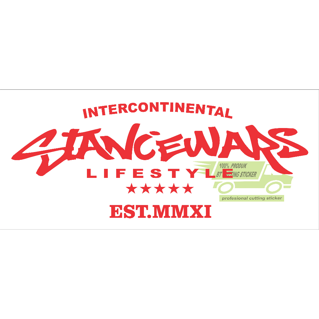 Jual stiker stancewars stiker jdm stiker racing stiker stance wars ...