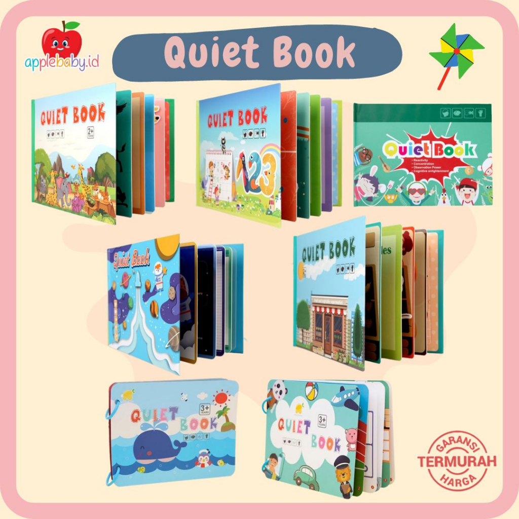 Jual Quiet Book Buku Anak Mainan Edukasi Anak Busy Book Mainan Buku ...
