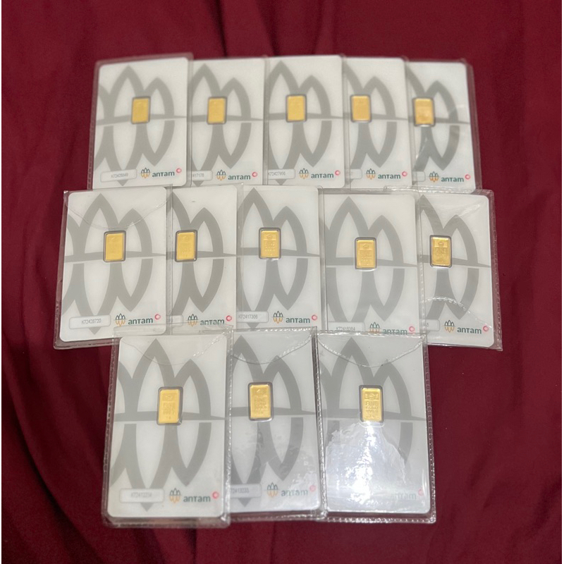 Jual emas antam logam mulia asli press terbaru 0.5gr 1gr 2gr 3gr 5gr ...
