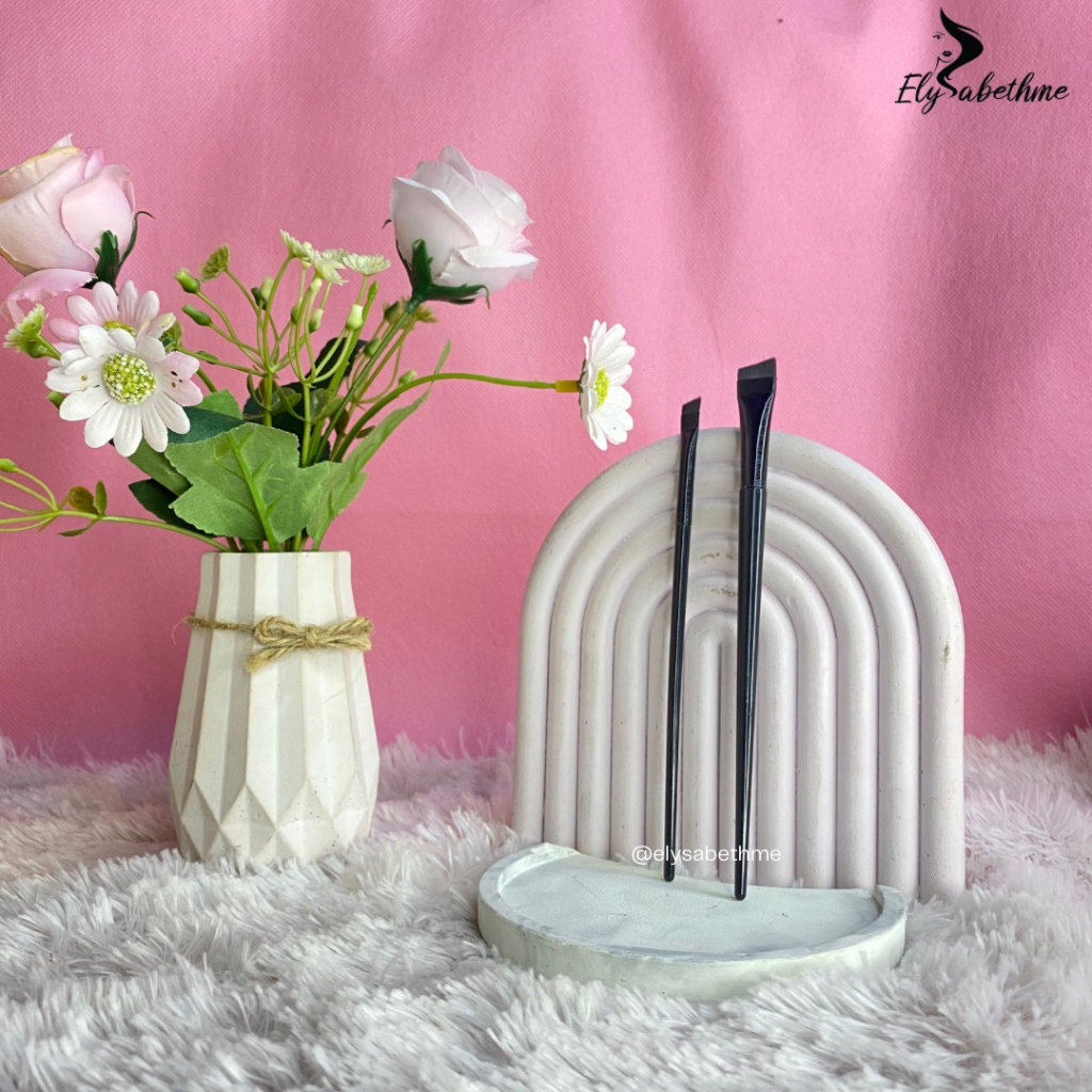 Jual ELYSABETHME Kuas make up untuk aplikasi oles Eyeliner dan Eyebrow ...