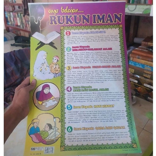 Jual Poster rukun iman / edukasi anak kecil | Shopee Indonesia