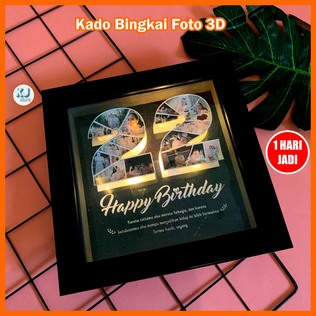 Jual Kado Foto Ulang Tahun - Kado Anniversary - Kado Ultah Cewek - Hadiah Pacar Perpisahan Cewek ...