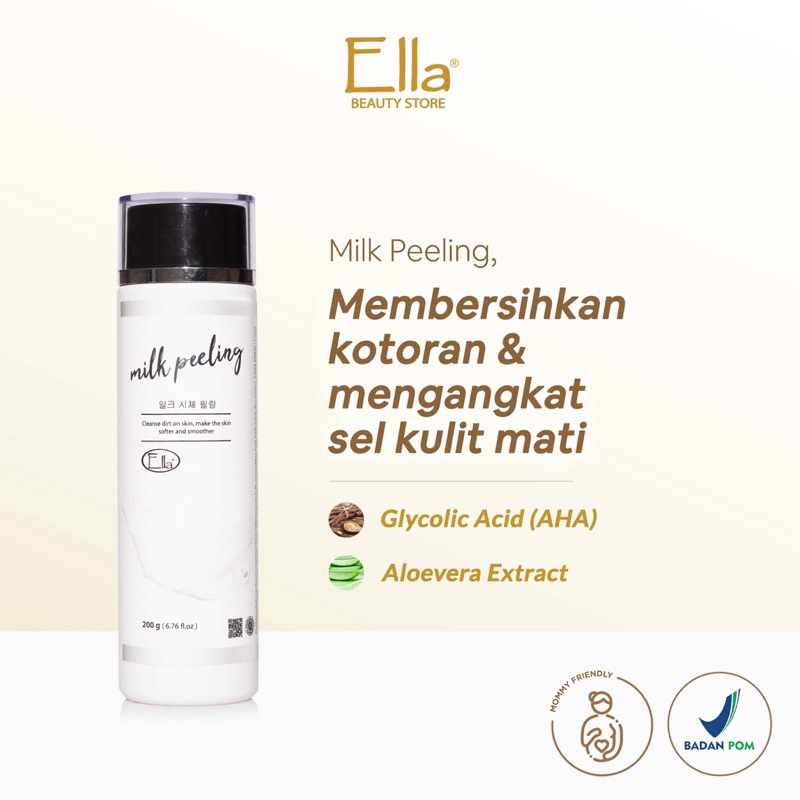 Jual Ella Milk body Peeling|peeling badan | Shopee Indonesia