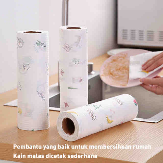 Jual Tisu Roll Kain Lap Nyerap Minyak Lembut Pembersih Alat Dapur Bisa ...