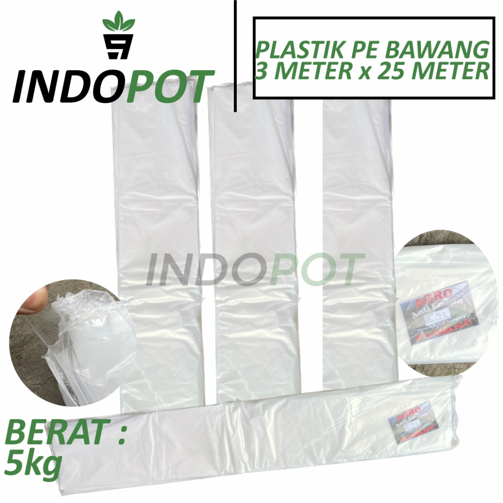Jual Plastik Sungkup PE Bawang 3 M x 25 M Plastik Penutup Tanaman Dan ...