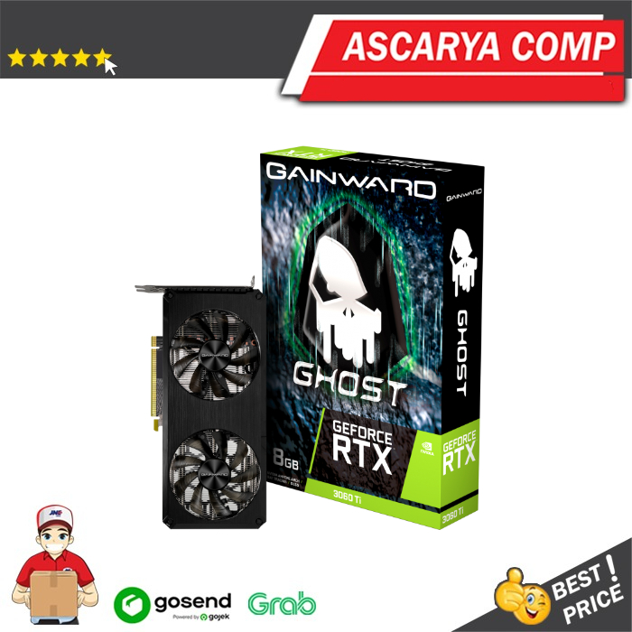 Jual GAINWARD GeForce RTX 3060 TI GHOST OC 8GB GDDR6 - RTX3060Ti GHOST ...