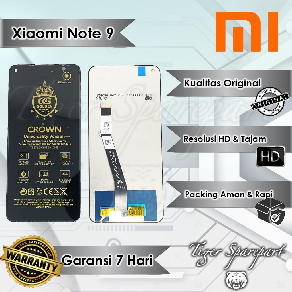 Jual LCD TOUCHSCREEN XIAOMI REDMI NOTE 9 / REDMI 10X 4G FULLSET | Shopee Indonesia