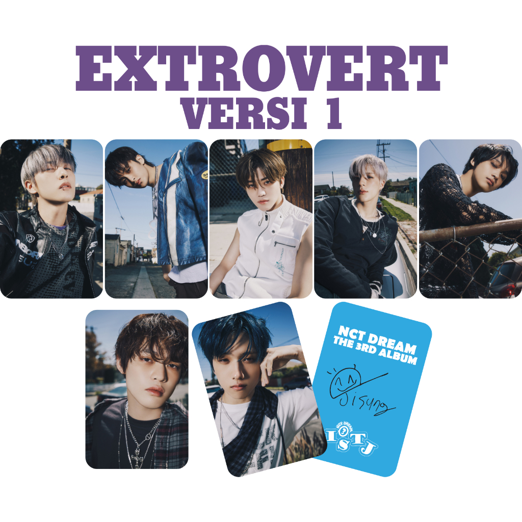 Jual PHOTOCARD NCT DREAM ISTJ EXTROVERT VERSION Kartu Kpop Merch ...