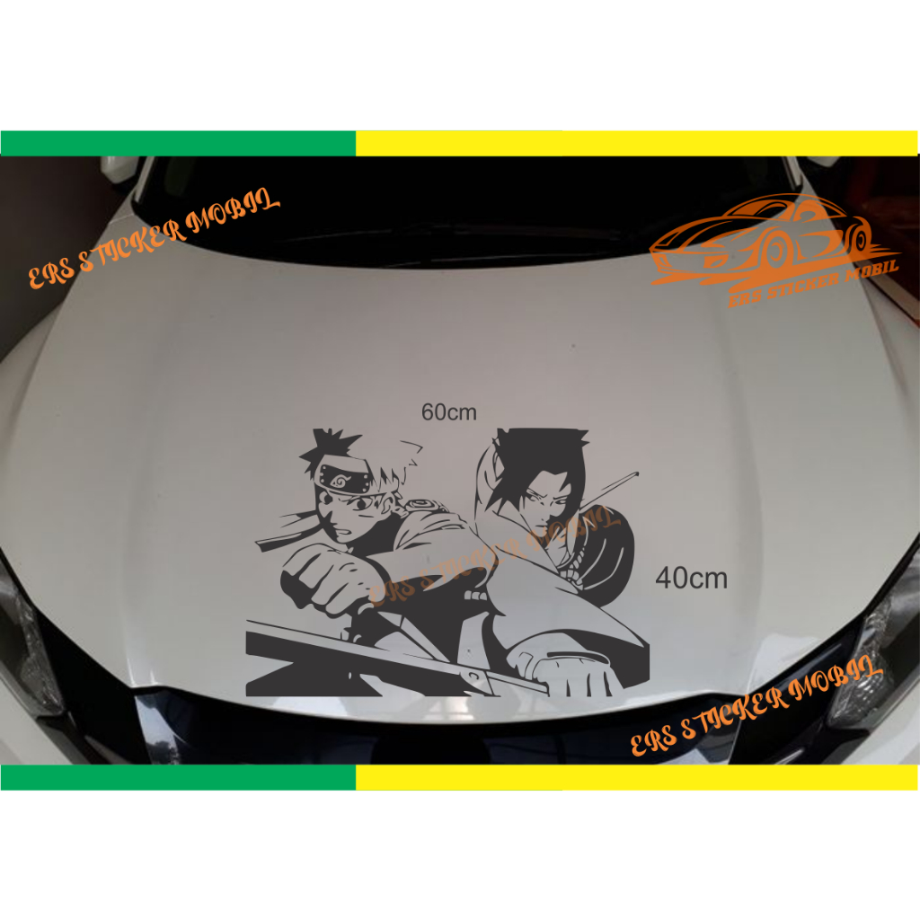 Jual STIKER STICKER mobil kap body mobil universal anime naruto sasuke ...