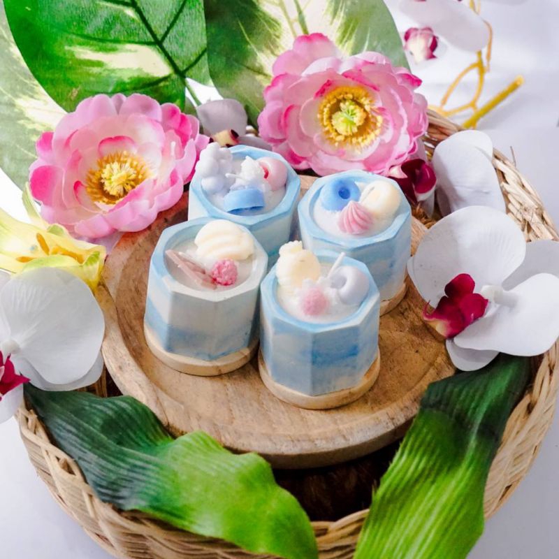 Jual Lilin Aromaterapi Scented Candle Hampers | Souvenir Wedding Nikah ...