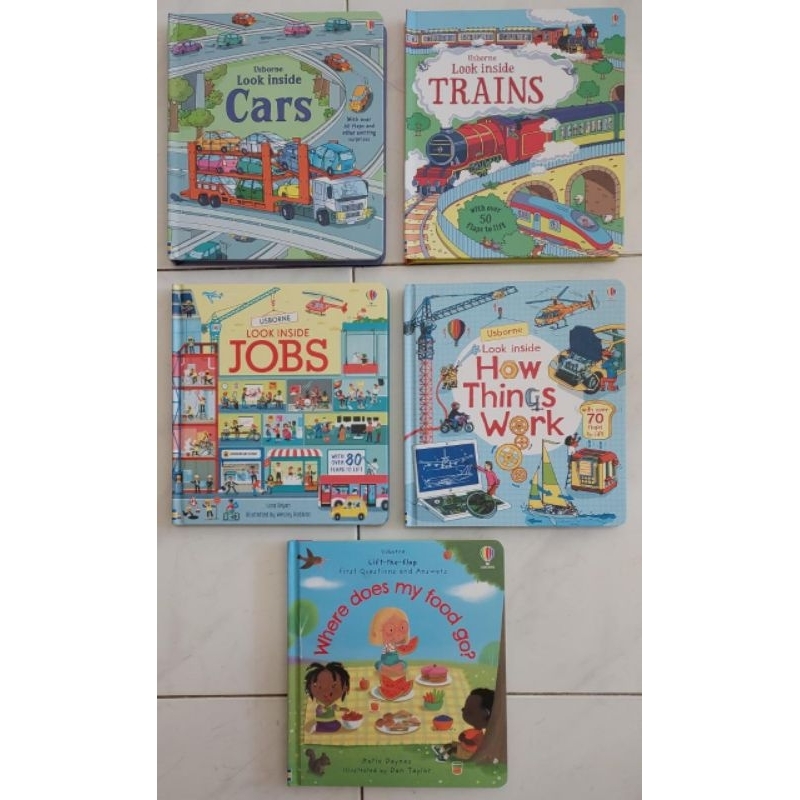 Jual NEW USBORNE LOOK INSIDE JOBS, USBORNE LOOK INSIDE CARS, USBORNE ...