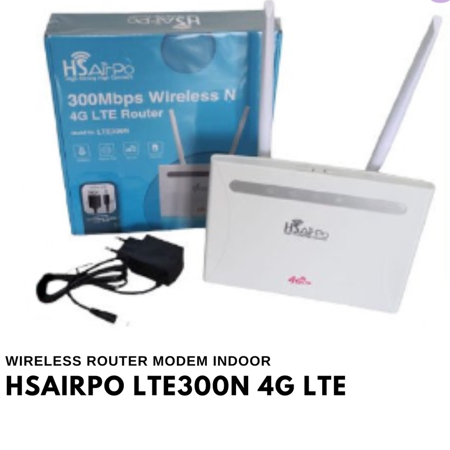 Jual Modem 4G LTE HSAirpo LTE300N Wireless N Router Modem 300Mbps Modem ...
