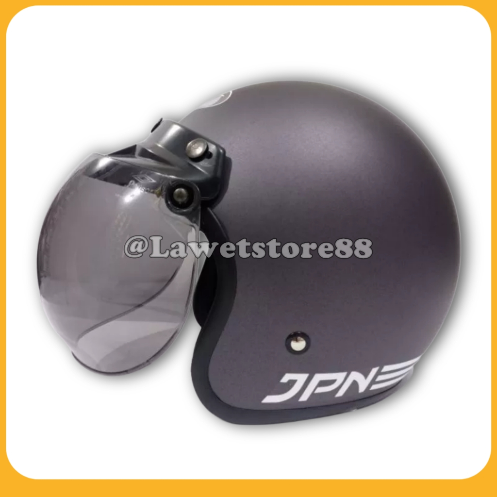 Jual Helm Sepeda Motor Half Face Bogo Jpn Solid Polos Original Warna ...