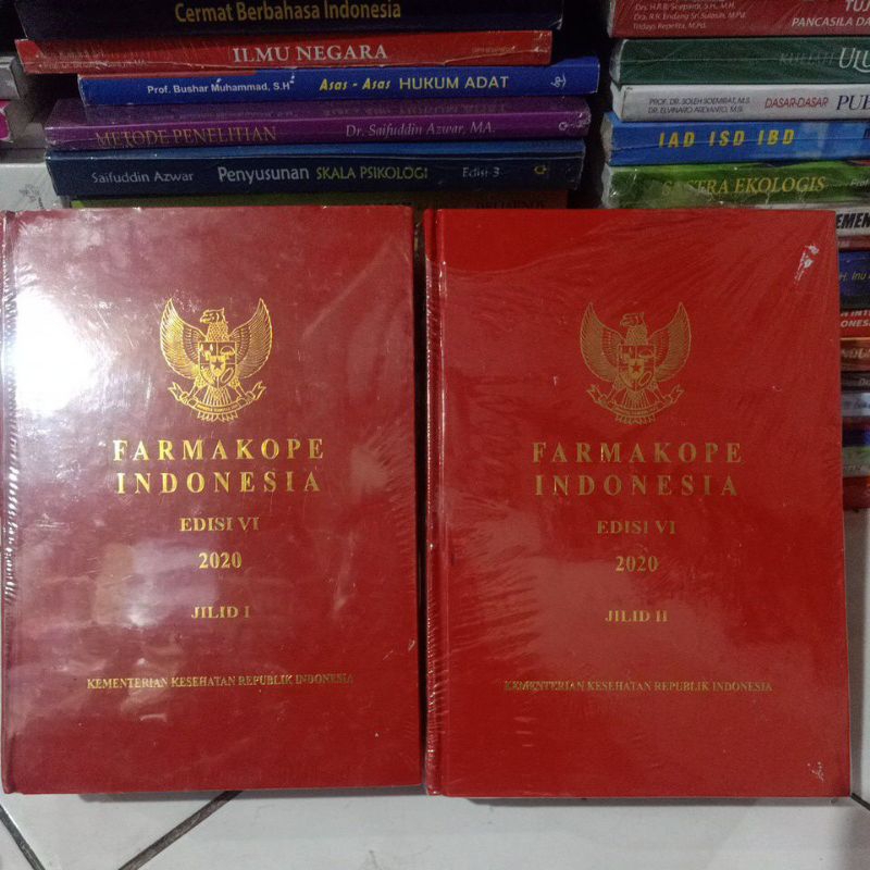 Jual Farmakope Indonesia edisi 6 jilid 1 dan 2 buku | Shopee Indonesia