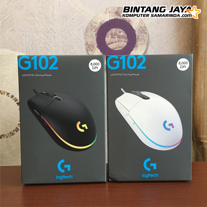 Jual Logitech Gaming Mouse G102 Lightsync 8000 DPI | Shopee Indonesia