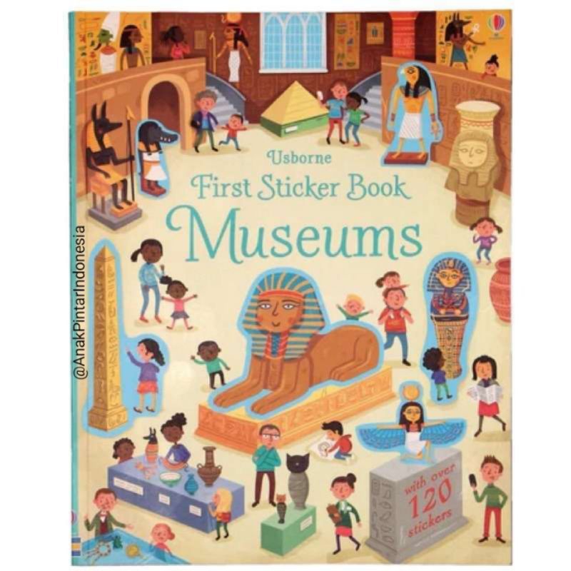 Jual USBORNE FIRST STICKER BOOK MUSEUMS ( A4-027 ) | Shopee Indonesia