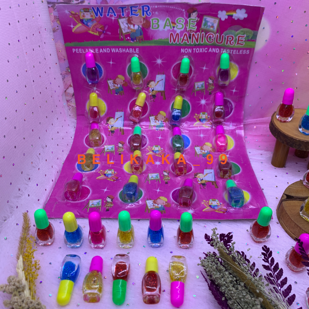 Jual (20 PCS) MAINAN KUTEK BOTOL ANAK MINI WARNA WARNI ISI 20 PCS MURAH ...
