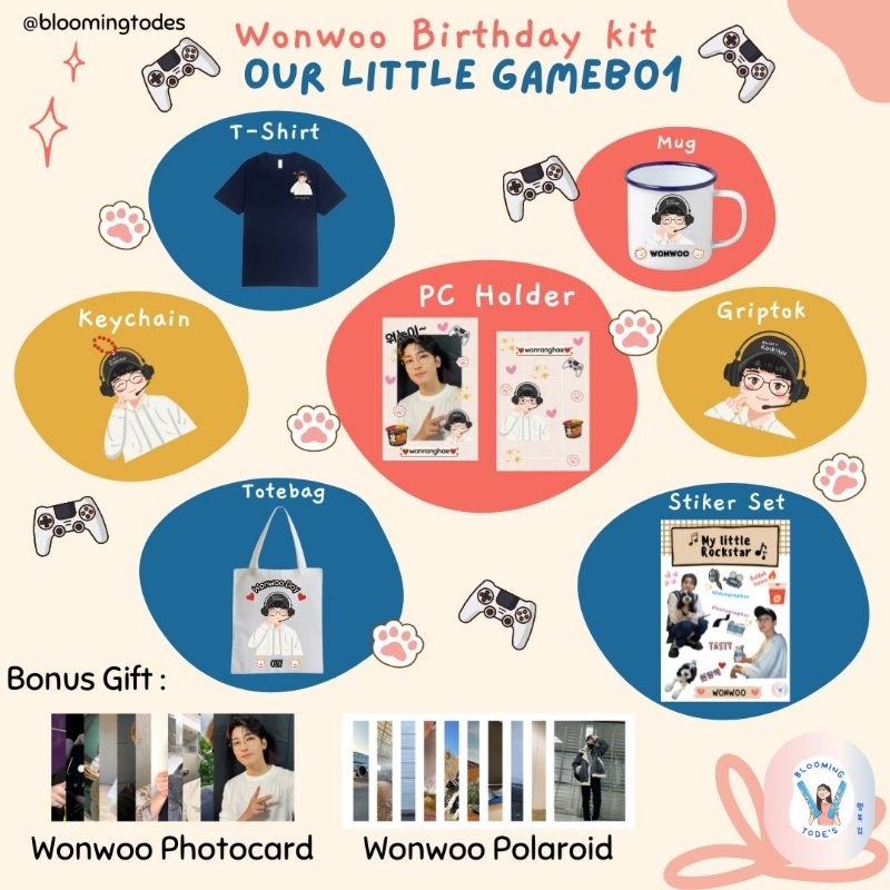 Jual Seventeen Wonwoo Birthday Kit (Fanmade) | Shopee Indonesia