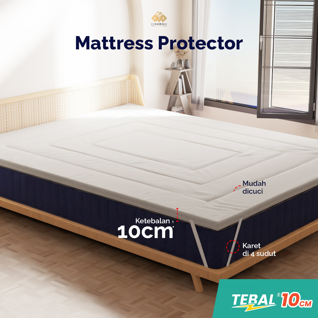 Jual Matras Protector Microgel Latex Silikon Premium Topper Ukuran ...