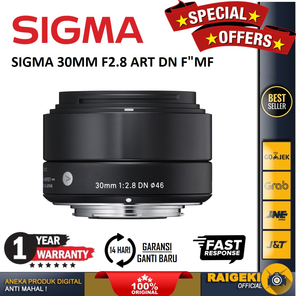 Jual Sigma for Micro Four Thirds 30mm f 2.8 DN Art Lens - GARANSI ...