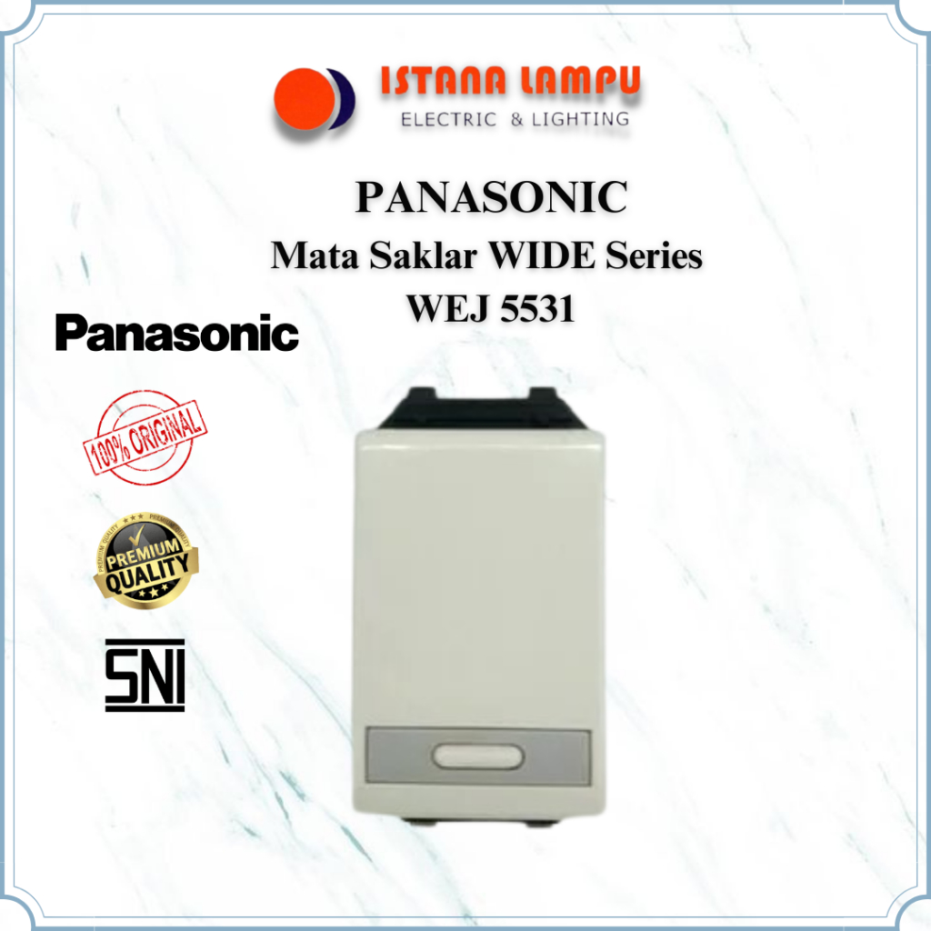 Jual Mata Saklar Panasonic WIDE Series WEJ 5531 | Shopee Indonesia
