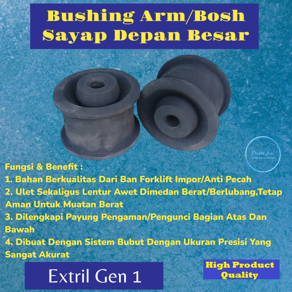 Jual Karet Bosh Arm/Bushing Arm Besar Extril Gen 1 Bagian Depan Harga ...