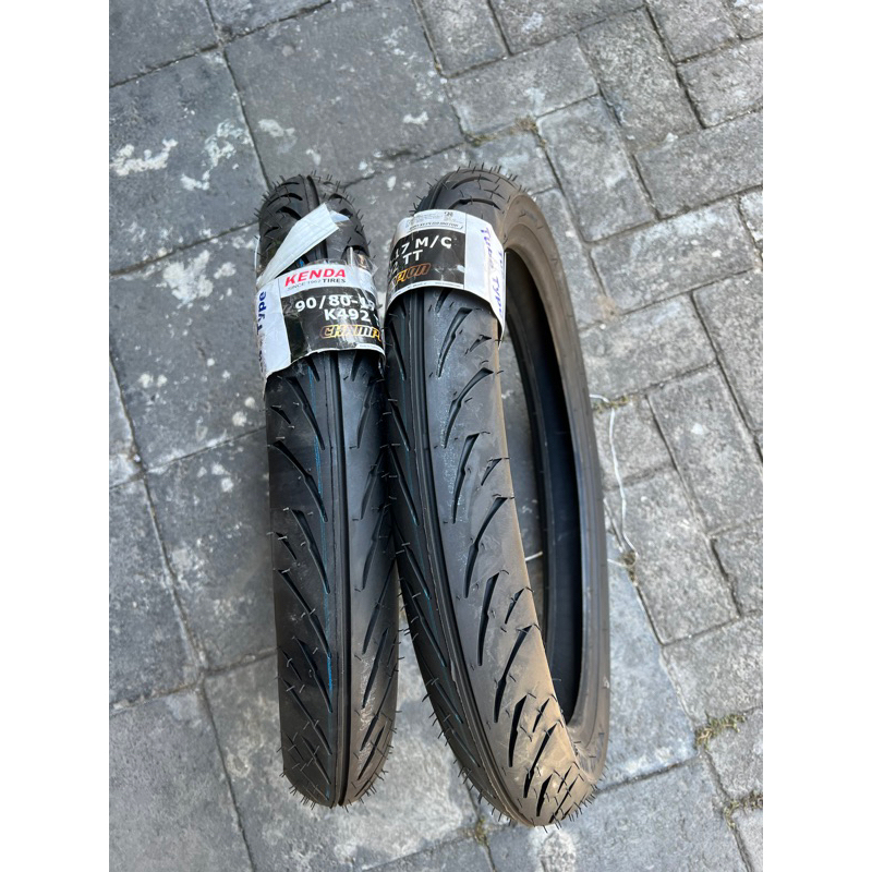 Jual BAN KENDA 90/80-17 tipe K492 Medium compound | Shopee Indonesia