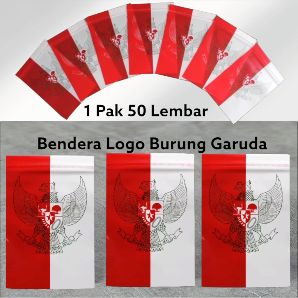 Jual Bendera Plastik Merah Putih Premium Hiasan Dekorasi Perayaan 17an ...