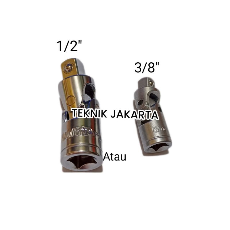 Jual Universal Joint 1/2 3/8 Sambungan Flexible Multipro Action ...