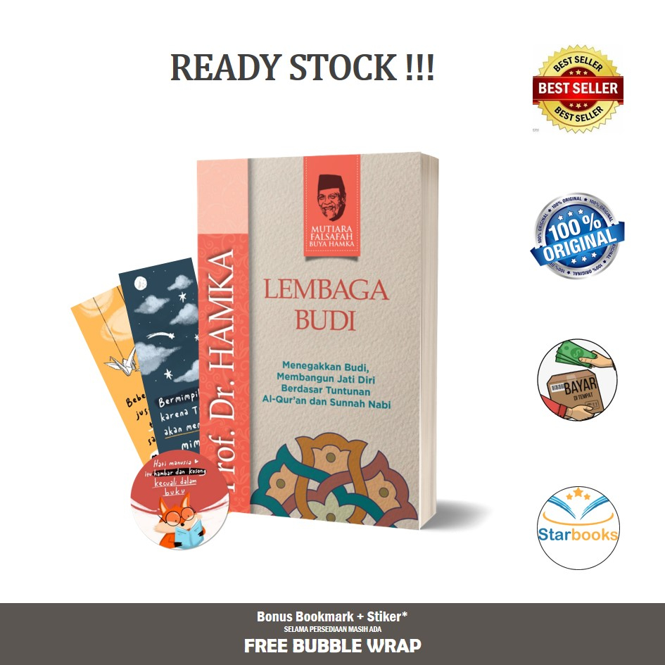Jual Republika - Buku Lembaga Budi (2021) : Mutiara Falsafah Buya Hamka ...