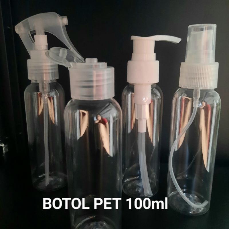 Jual bigta_BOTOL PET 100ml /BOTOL SABUN /BOTOL SPRAY | Shopee Indonesia