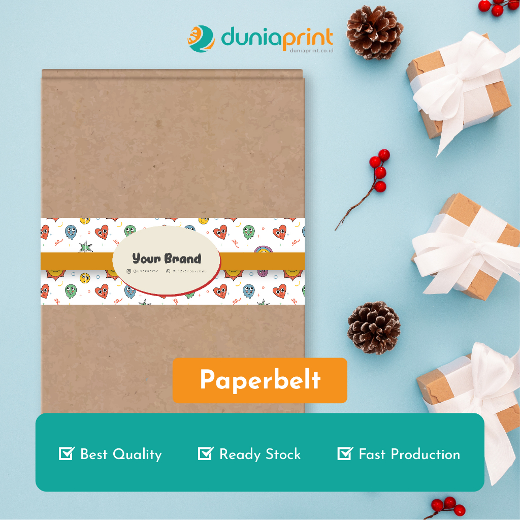 Jual Paper Belt | Paper Sleeve | Label Segel Box | Packaging Sleeve ...