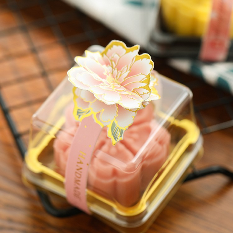 Jual Stiker Mooncake Label Mooncake stiker 3d bunga mooncake label ...