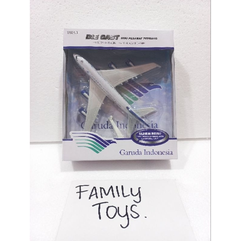Jual MAINAN DIECAST PESAWAT GARUDA INDONESIA A380-2 ADA SUARA DAN LAMPU ...