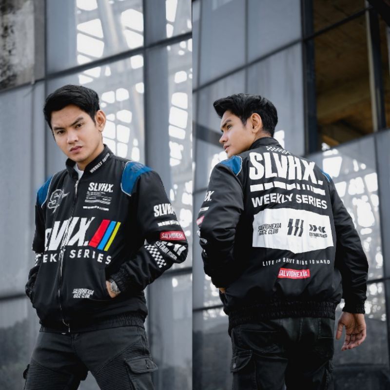 Jual JAKET MOTOR - NASCAR JACKET -JAKET RIDING SLVHX RACING PREMIUM ...