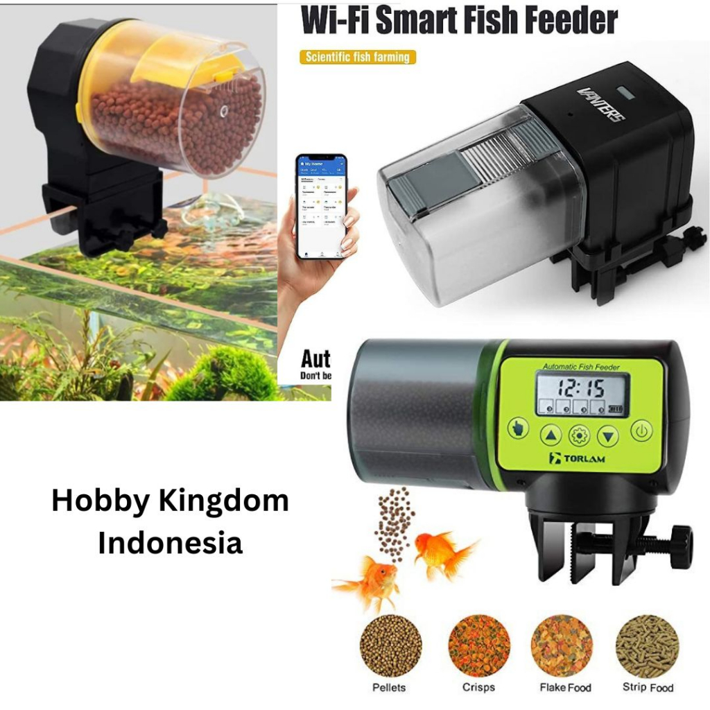 Jual Alat Pemberi Makan Ikan otomatis Smart Feeder Automatic Food | Shopee Indonesia